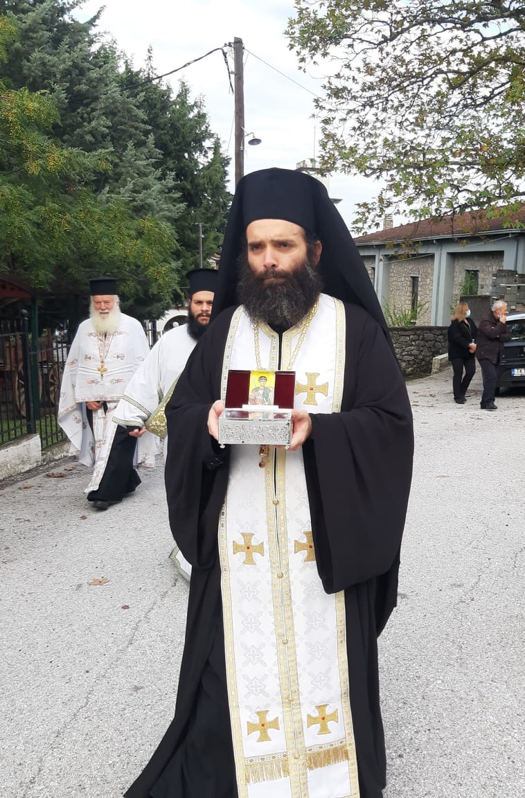 Υποδοχή Ιερού Λειψάνου Αγίου Δημητρίου στη Φιλύρα Τρικάλων